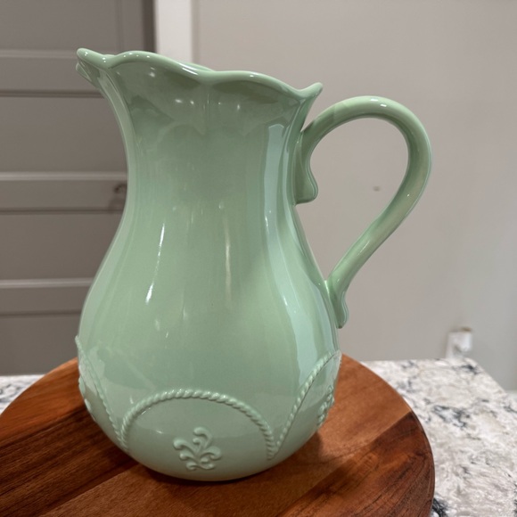 Princess House | Kitchen | Princess House Green Ceramic Pitcher | Poshmark